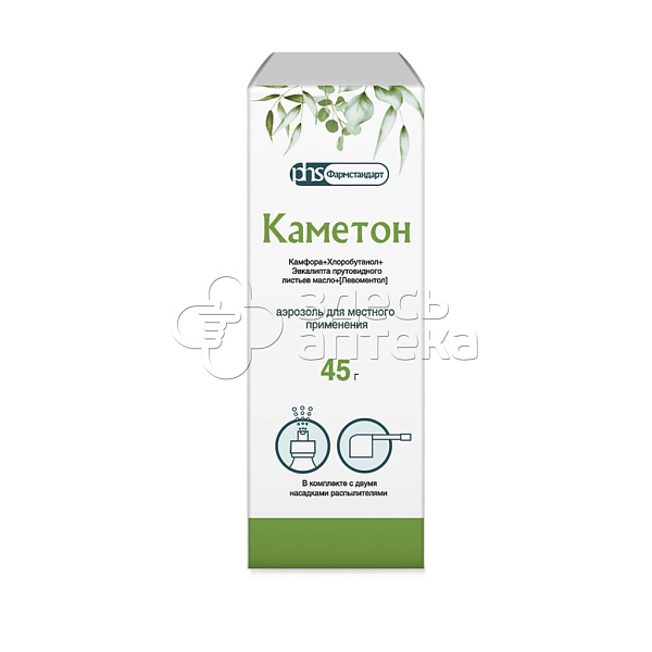Каметон аэрозоль для местного применения баллон, 45г купить по цене 248 ...